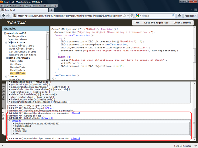 OakLeaf Systems: Testing IndexedDB with the Trial Tool Web App and ...